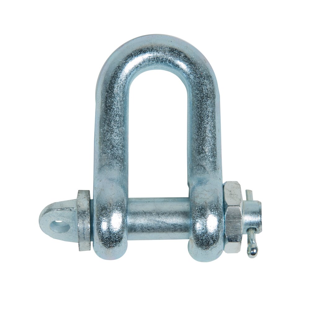 Electro galvanized shackles with locking DIN 82101 - Forankra Poland